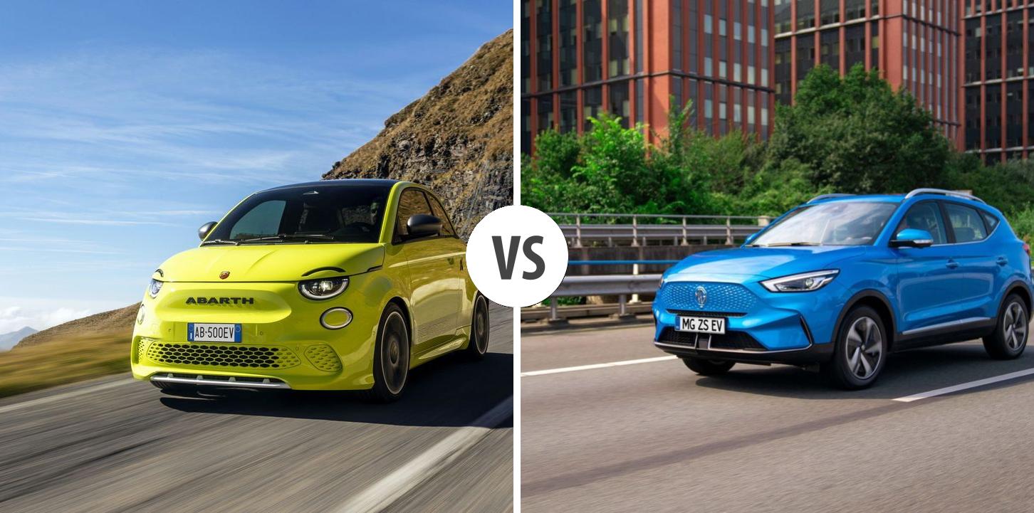 Abarth 500e VS MG ZS EV – Vergleiche Preise, Leistung, Kofferraum ...