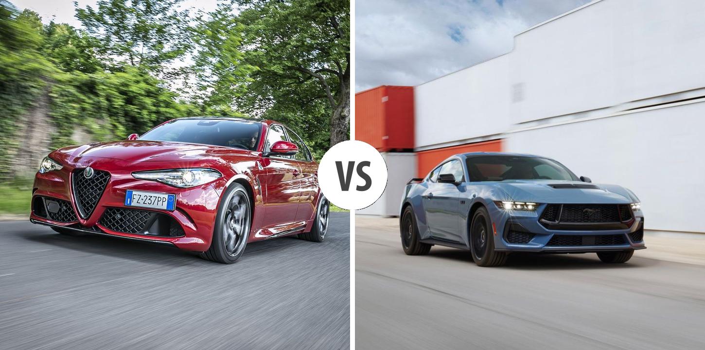Alfa Romeo Giulia VS Ford Mustang Fastback Autovergleich | AUTOGOTT.DE