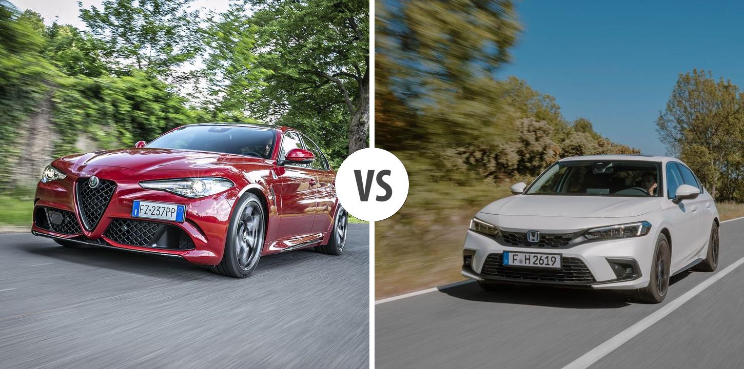 Alfa Romeo Giulia VS Honda Civic – Vergleiche Preise, Leistung ...