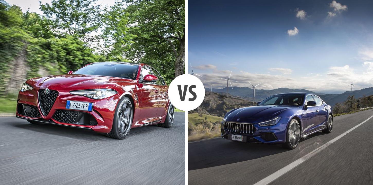 Alfa Romeo Giulia VS Maserati Ghibli – Vergleiche Preise, Leistung ...
