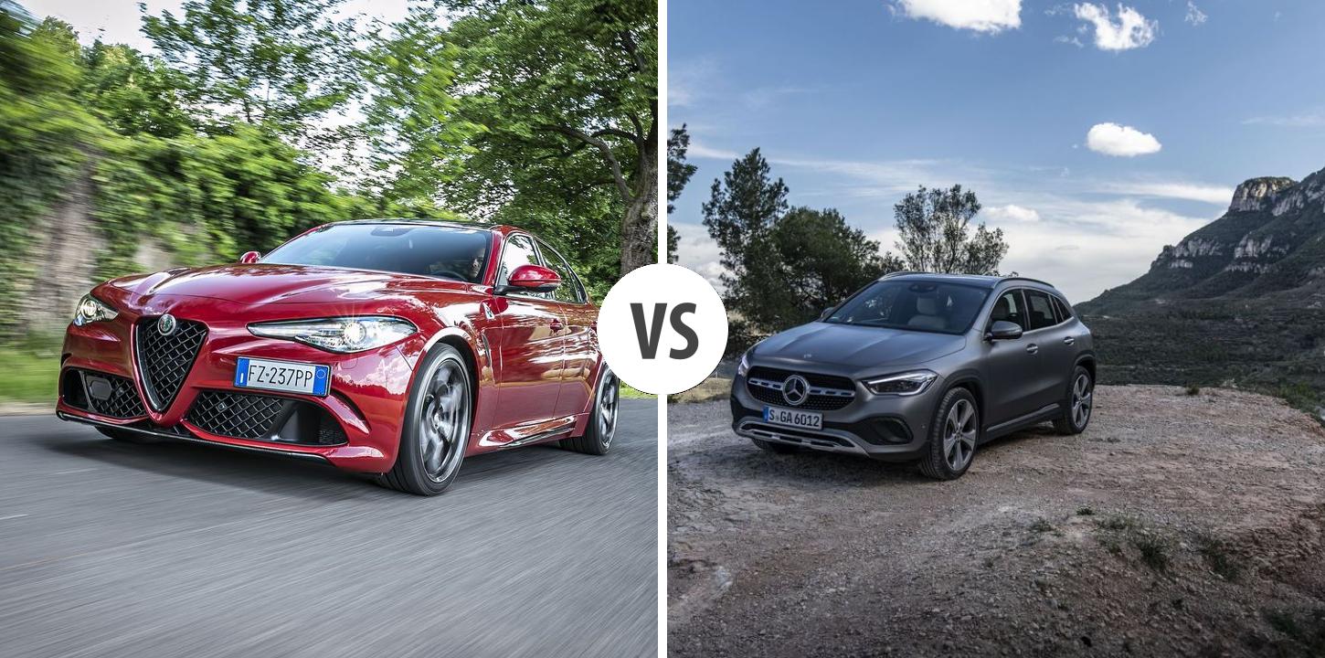 Alfa Romeo Giulia VS Mercedes GLA Autovergleich | AUTOGOTT.DE