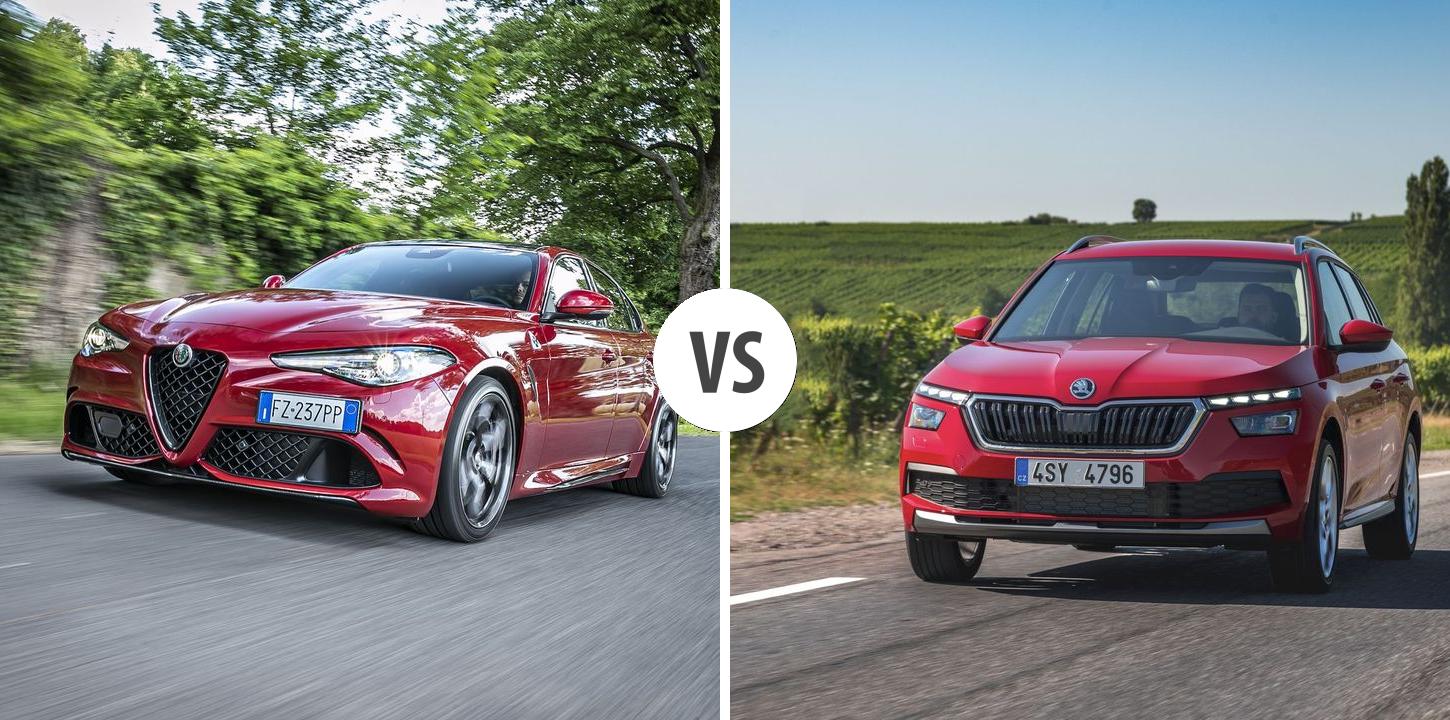 Alfa Romeo Giulia VS Skoda Kamiq – Vergleiche Preise, Leistung ...