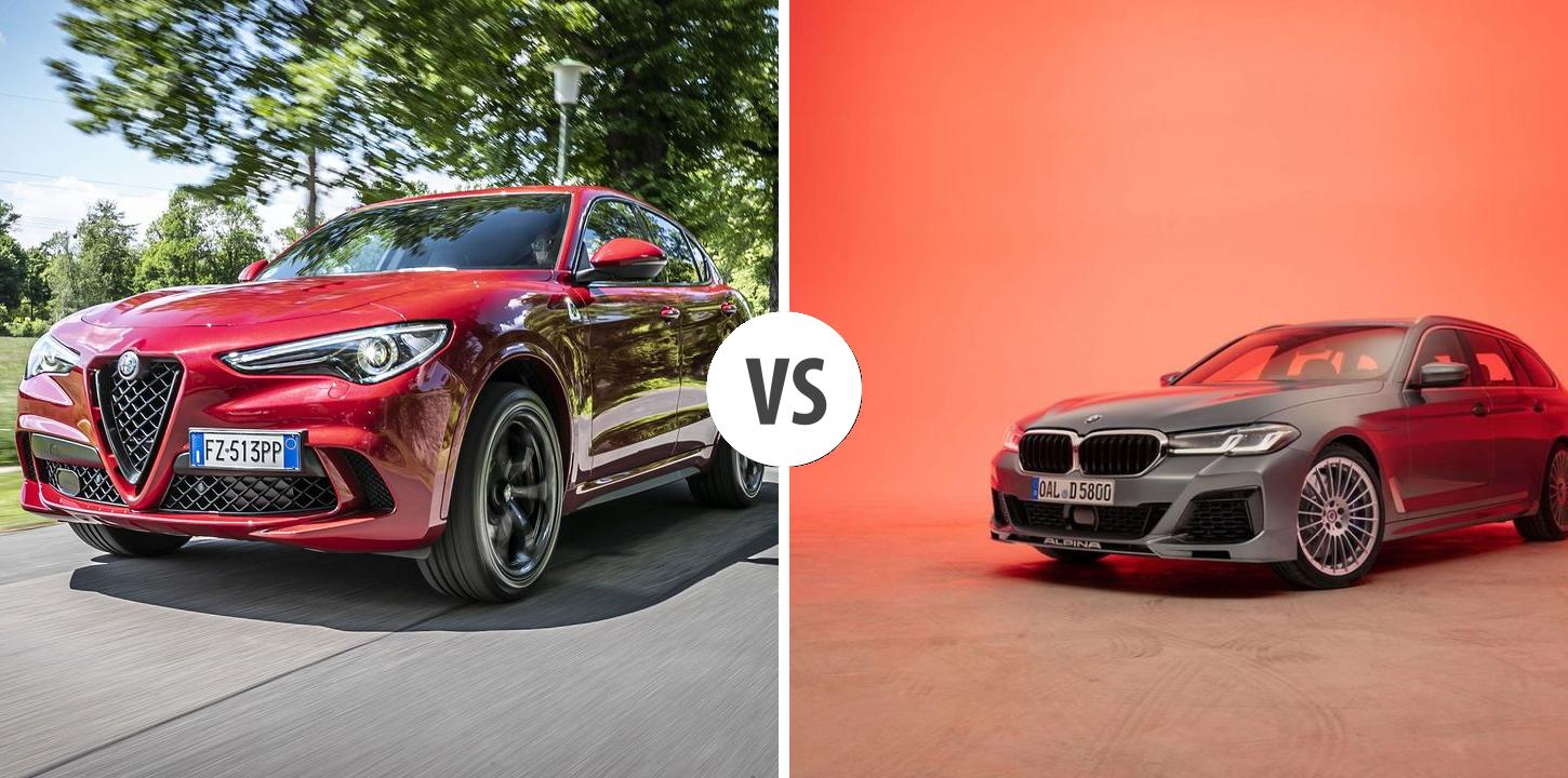 Alfa Romeo Stelvio VS Alpina D5 S Touring Autovergleich | AUTOGOTT.DE