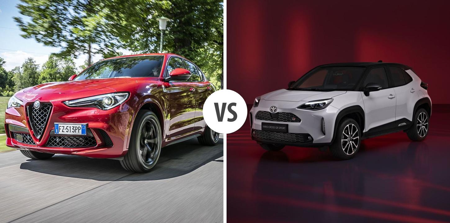 Alfa Romeo Stelvio VS Toyota Yaris Cross – Vergleiche Preise, Leistung ...