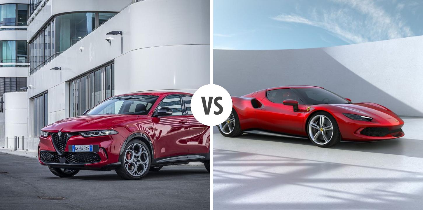 Alfa Romeo Tonale VS Ferrari 296 Coupé – Vergleiche Preise, Leistung ...