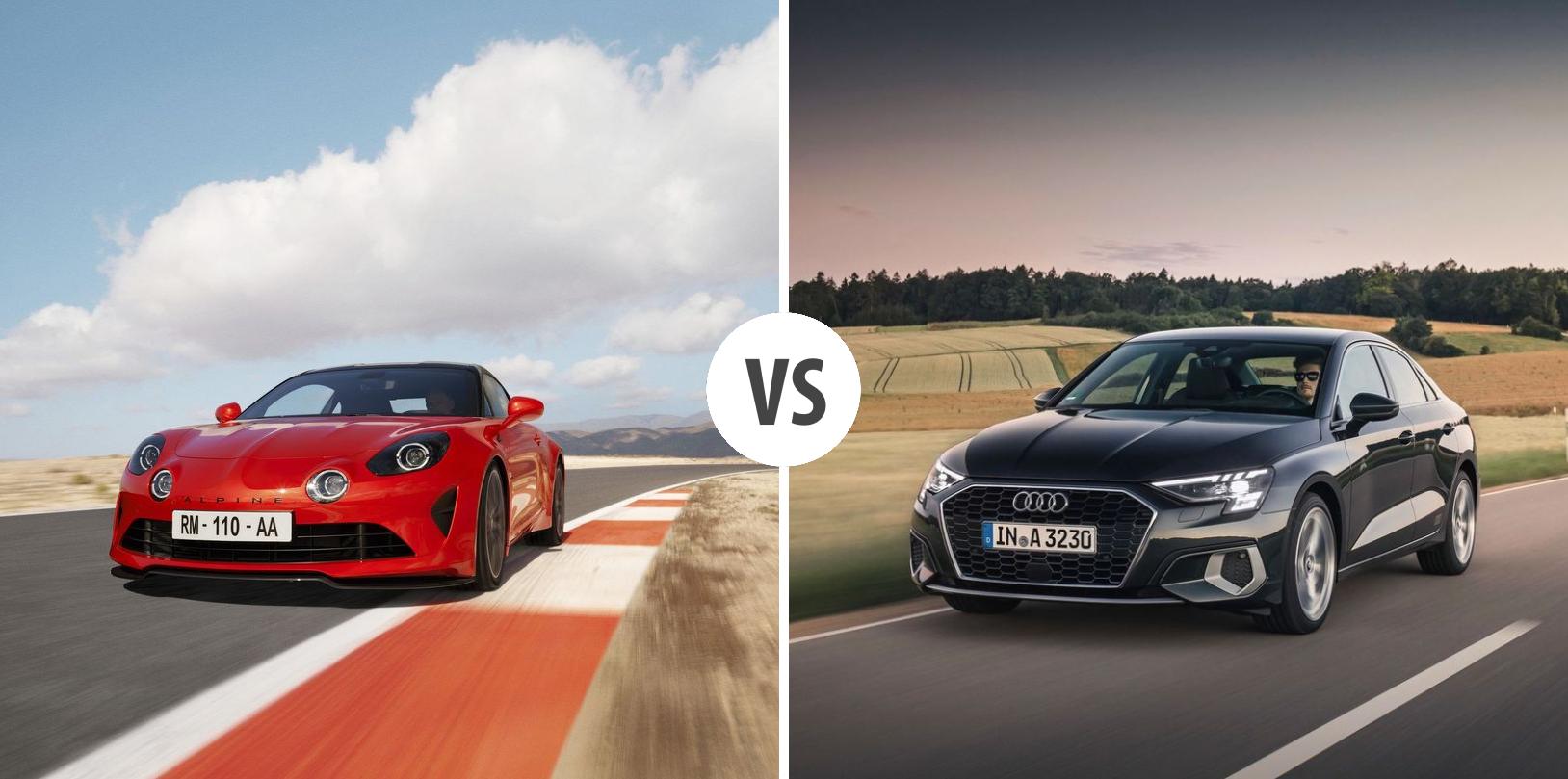 Alpine A110 VS Audi A3 Limousine – Vergleiche Preise, Leistung ...