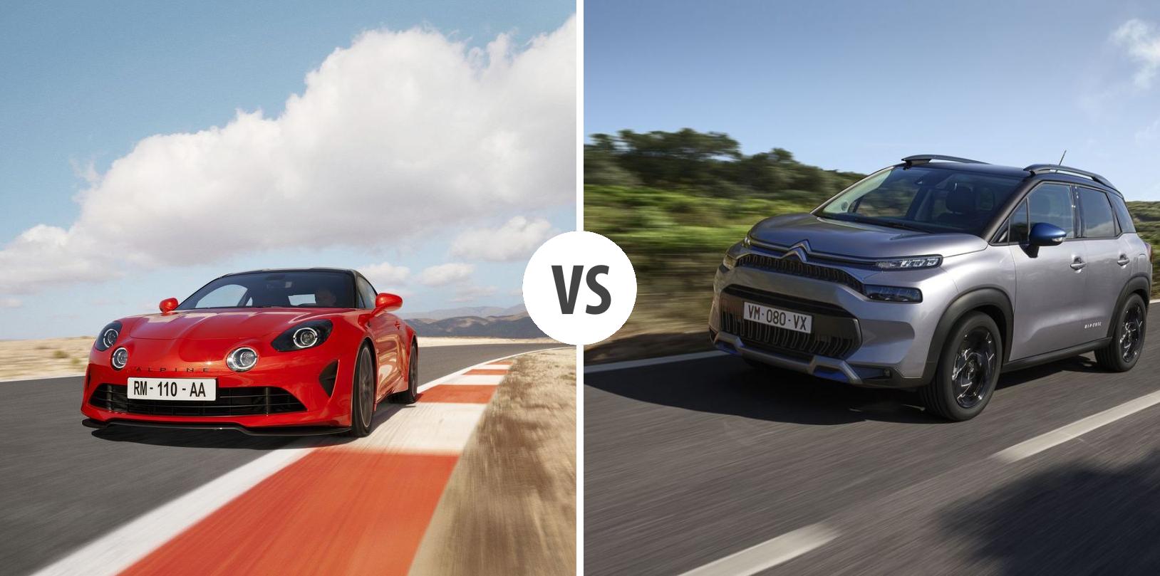 Alpine A110 VS Citroën C3 Aircross – Vergleiche Preise, Leistung ...