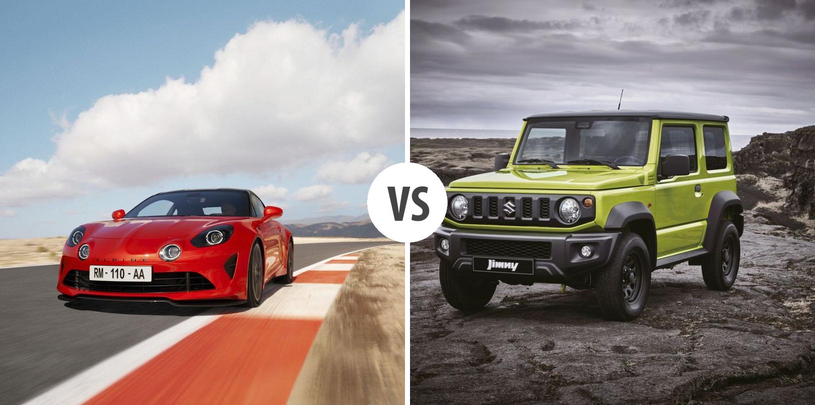 Alpine A110 VS Suzuki Jimny – Vergleiche Preise, Leistung, Kofferraum ...