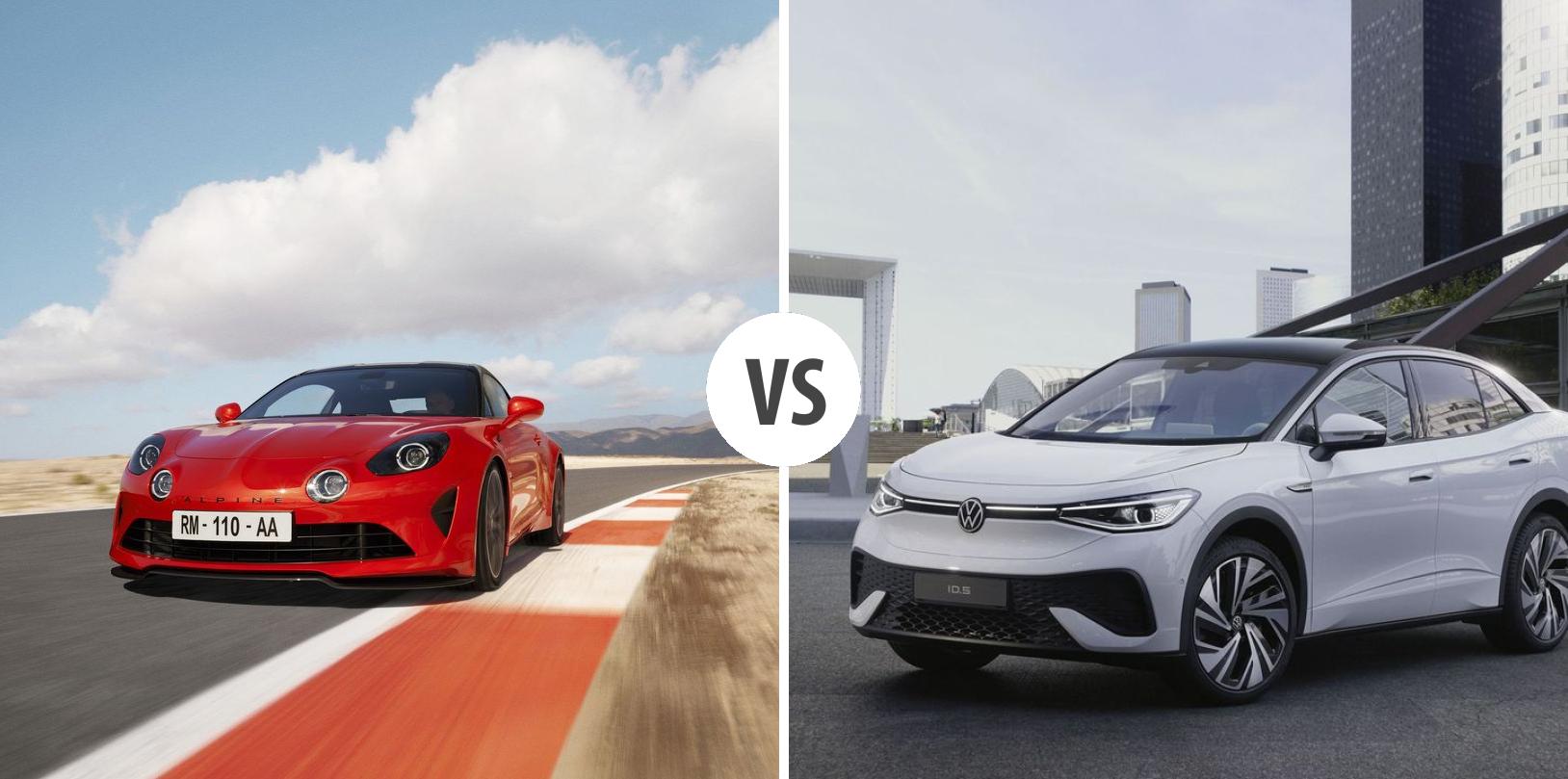 Alpine A110 VS Volkswagen ID.5 – Vergleiche Preise, Leistung ...