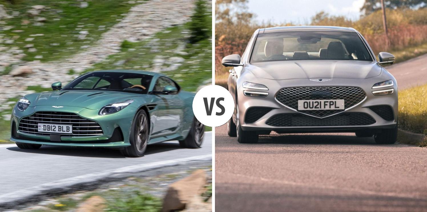 Aston Martin DB12 VS Genesis G70 Autovergleich | AUTOGOTT.DE