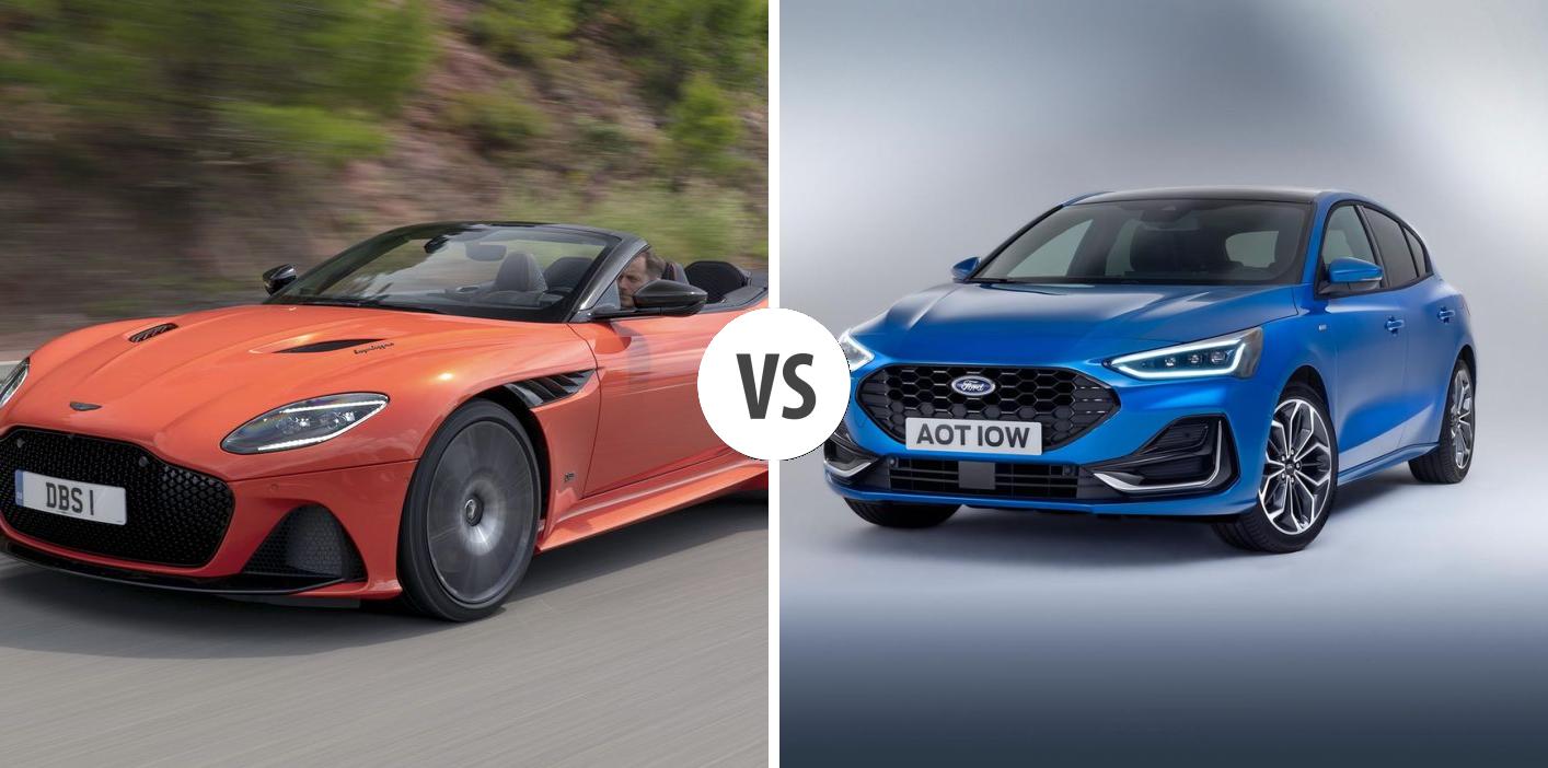 Aston Martin DBS Superleggera Cabrio VS Ford Focus – Vergleiche Preise ...