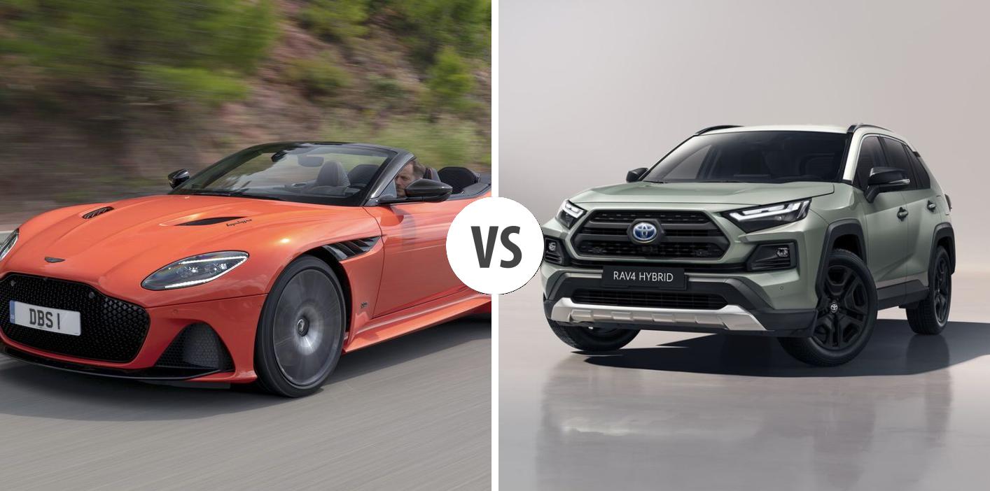 Aston Martin DBS Superleggera Cabrio VS Toyota RAV4 – Vergleiche Preise ...