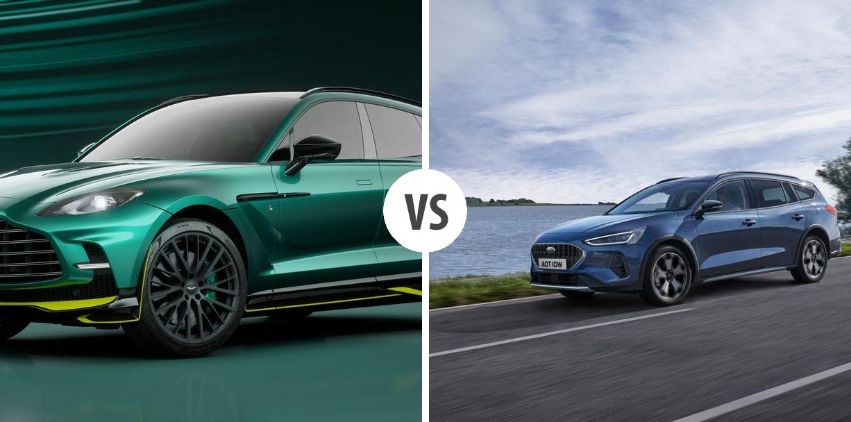 Aston Martin DBX VS Ford Focus Turnier Autovergleich | AUTOGOTT.DE
