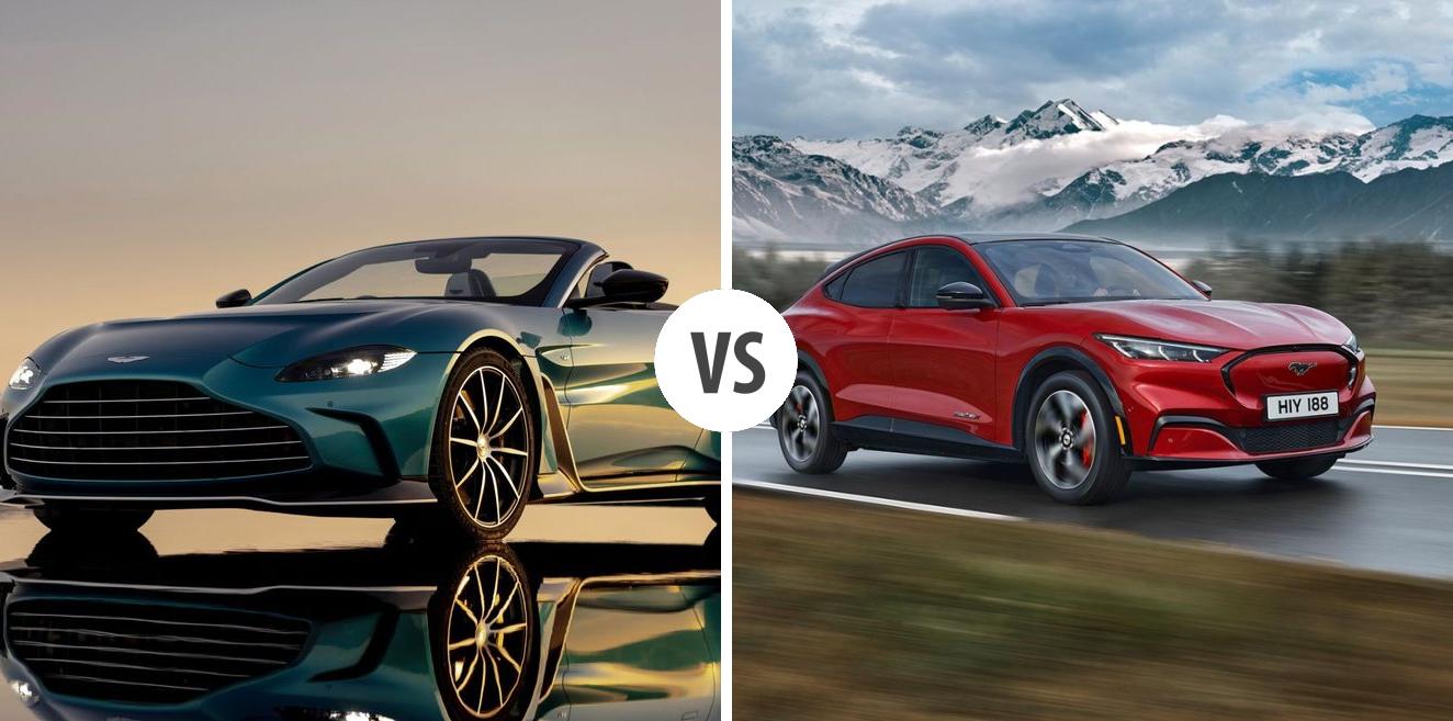 Aston Martin Vantage Roadster VS Ford Mustang Mach-E – Vergleiche ...