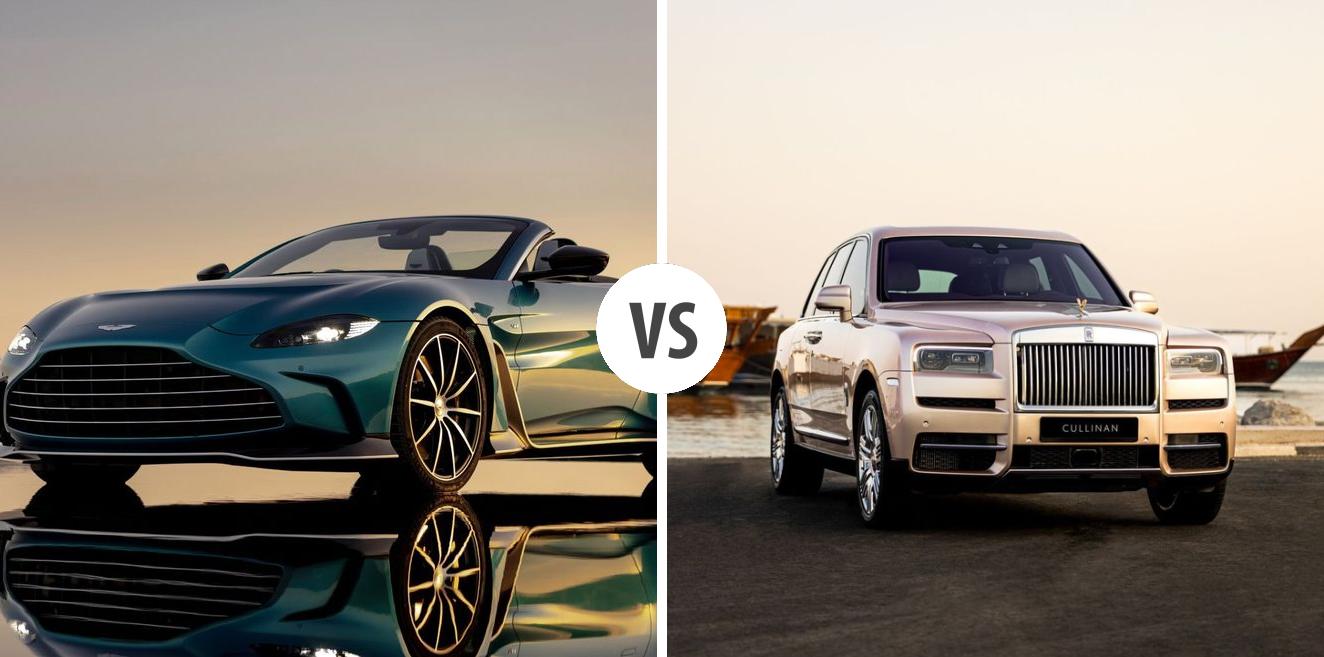 Aston Martin Vantage Roadster VS Rolls-Royce Cullinan – Vergleiche ...