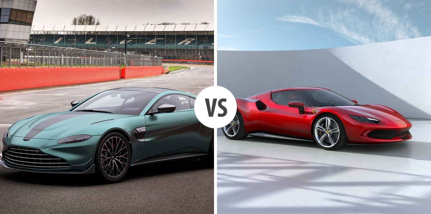 Aston Martin Vantage Sport Coupe VS Ferrari 296 Coupé – Vergleiche ...