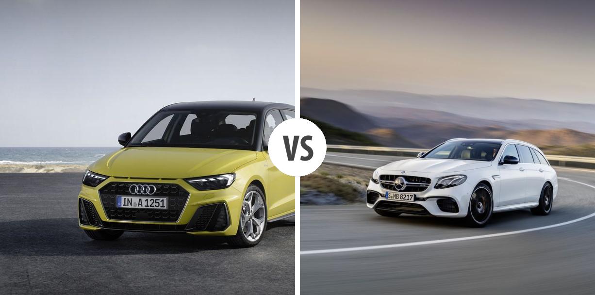 Audi A1 VS Mercedes E-Klasse T-Modell – Vergleiche Preise, Leistung ...