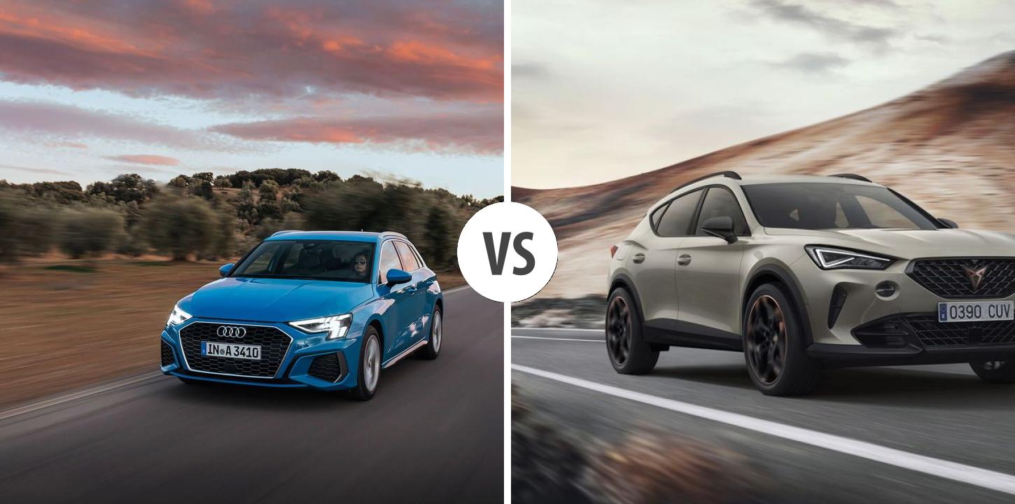 Audi A3 Sportback VS CUPRA Formentor – Vergleiche Preise, Leistung ...