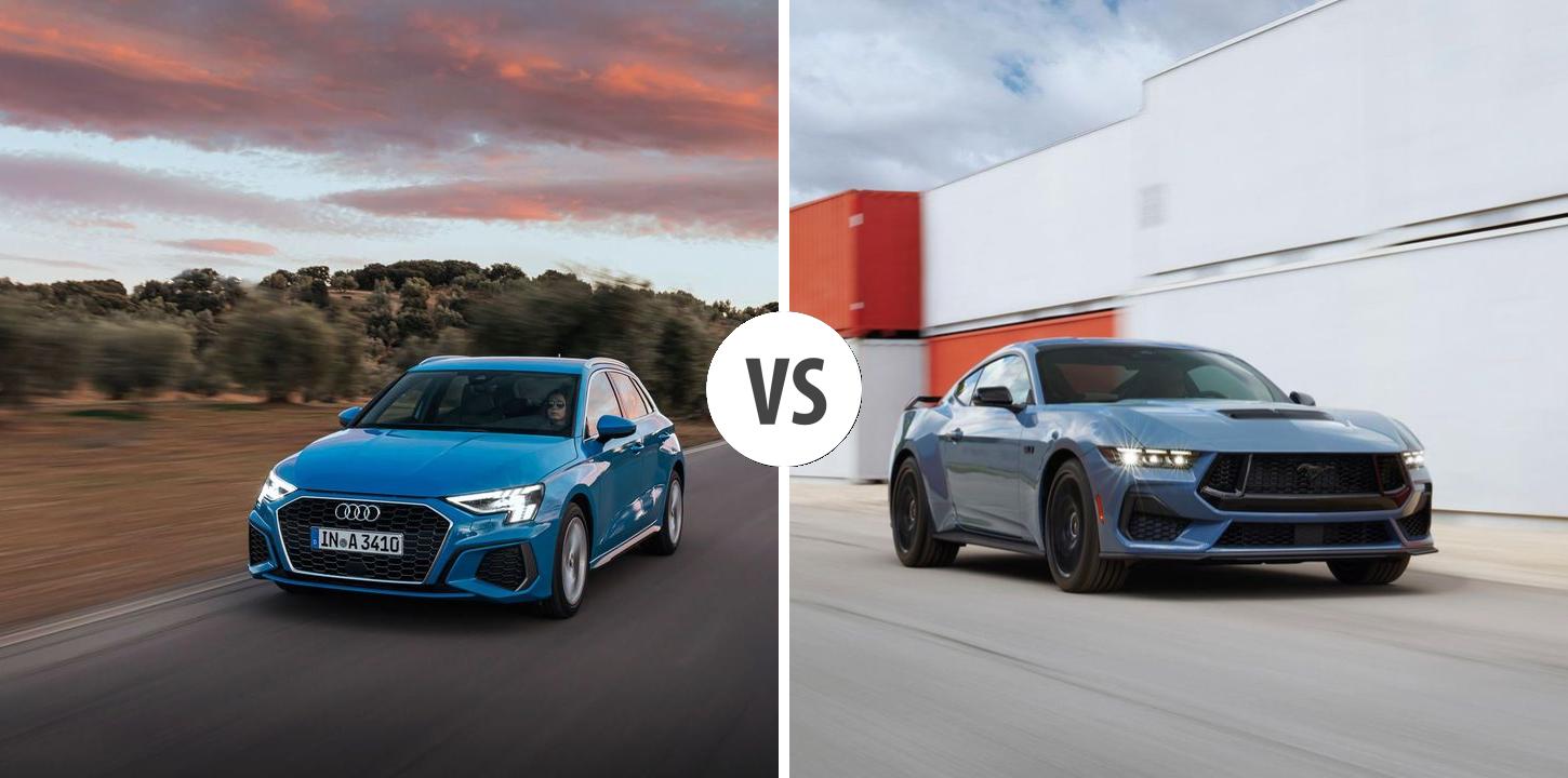 Audi A3 Sportback VS Ford Mustang Fastback – Vergleiche Preise ...