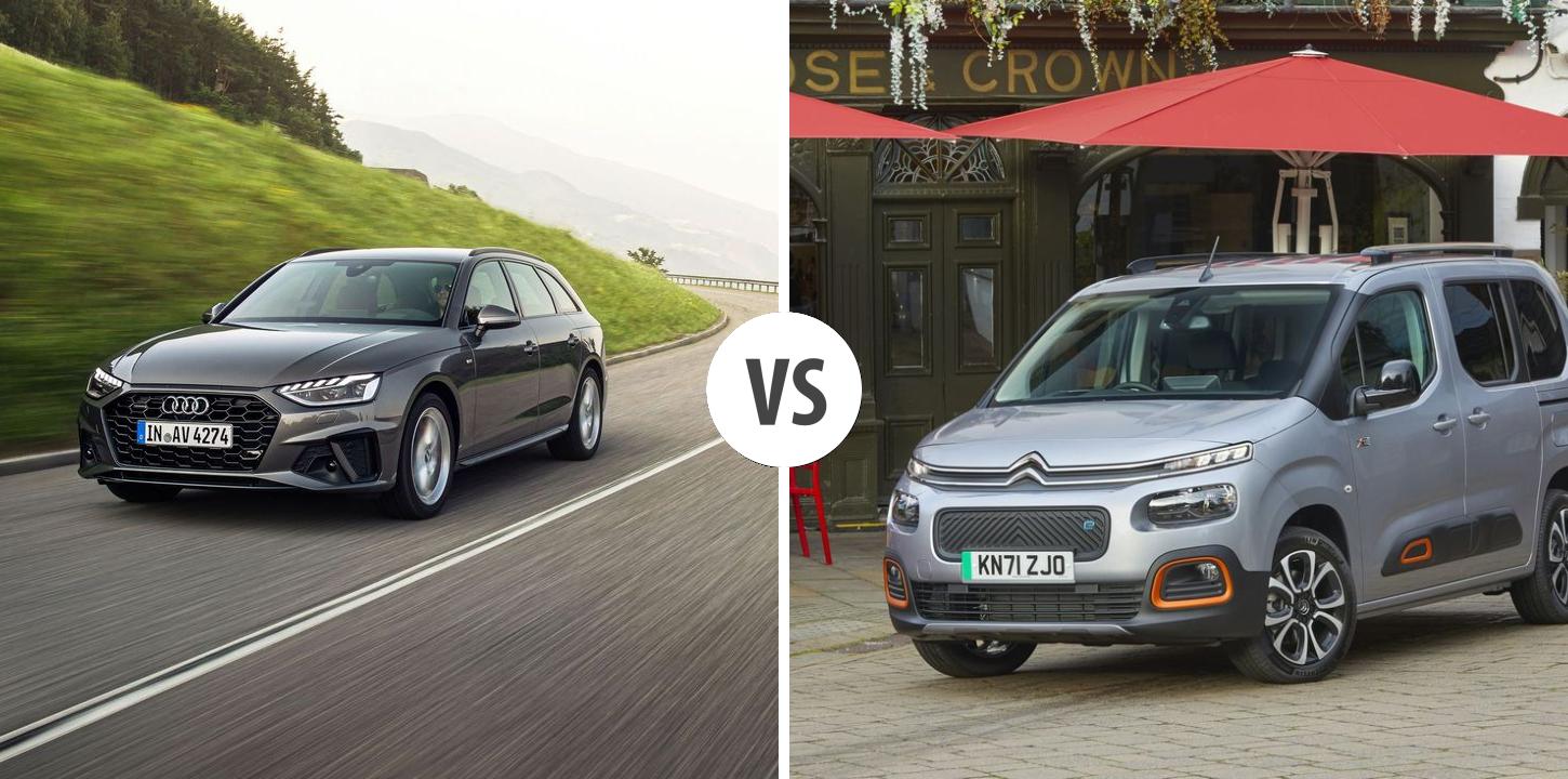 Audi A4 Avant VS Citroën Berlingo M – Vergleiche Preise, Leistung ...