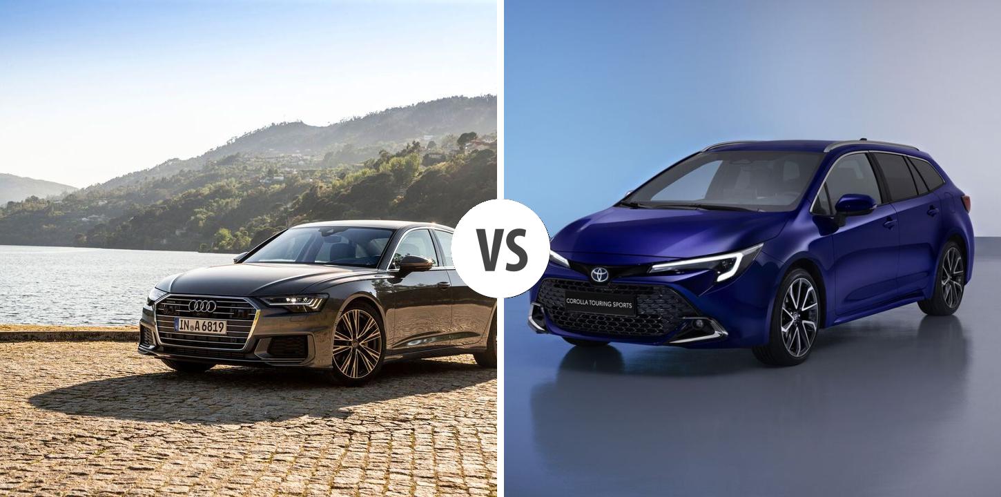 Audi A6 Limousine VS Toyota Corolla Touring Sports – Vergleiche Preise ...