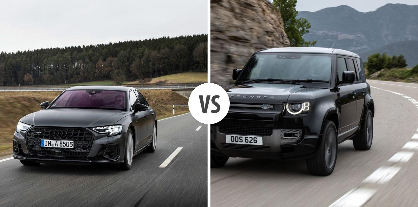 Audi A8 VS Land Rover Defender Autovergleich | AUTOGOTT.DE