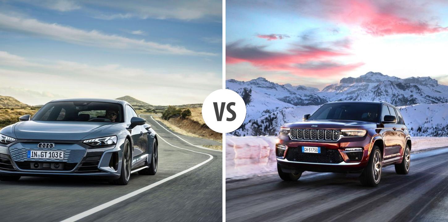 Audi e-tron GT VS Jeep Grand Cherokee Autovergleich | AUTOGOTT.DE