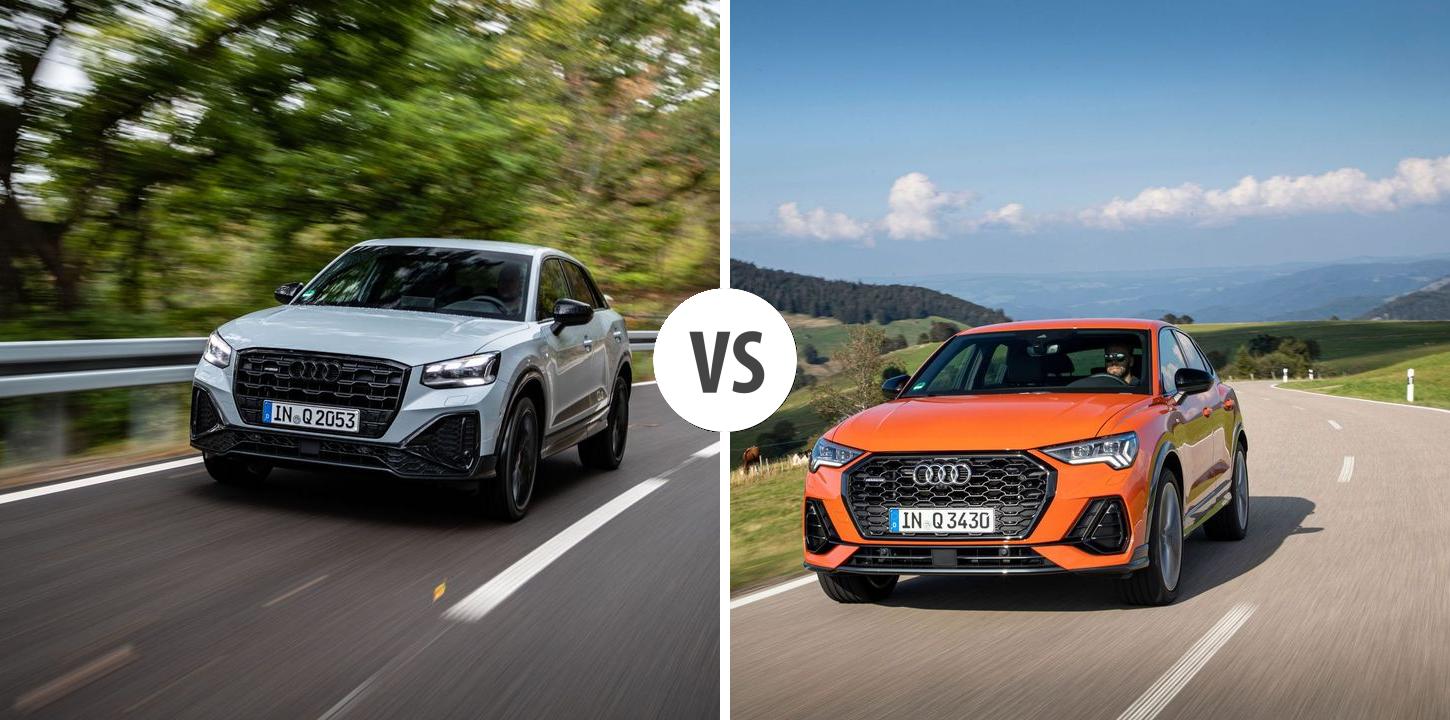 Audi Q2 VS Audi Q3 Sportback – Vergleiche Preise, Leistung, Kofferraum & Ausstattungen | AUTOGOTT.DE