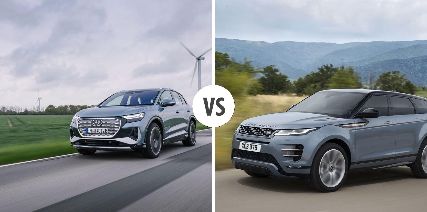 Audi Q4 e-tron VS Land Rover Range Rover Evoque – Vergleiche Preise ...