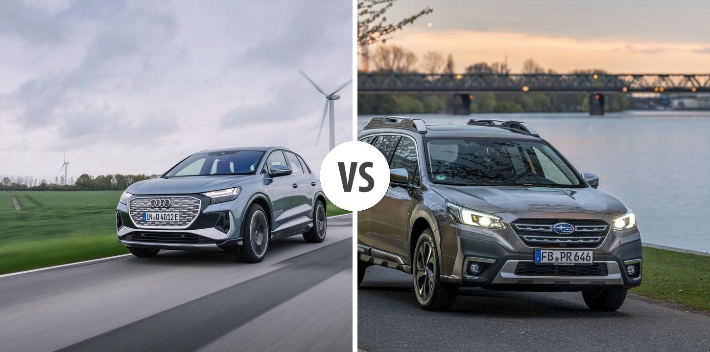 Audi Q4 e-tron VS Subaru Outback Autovergleich | AUTOGOTT.DE
