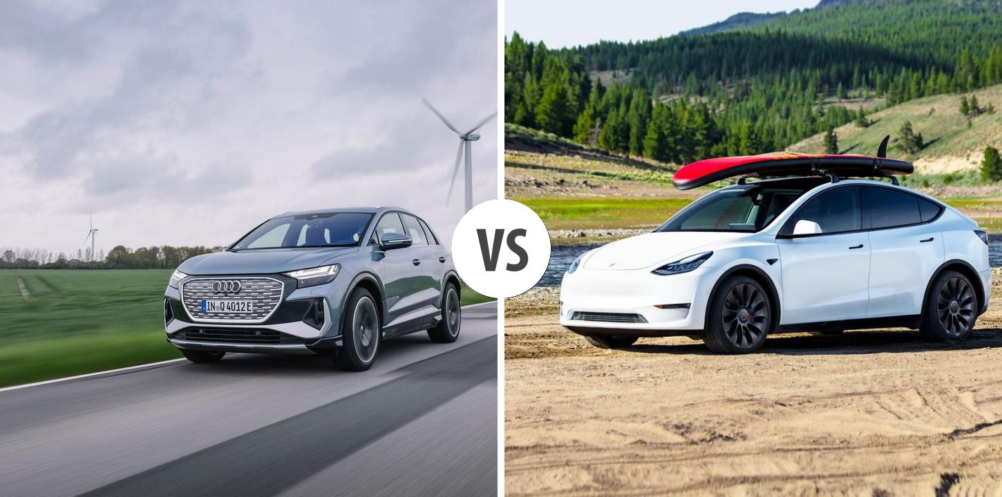 Audi Q4 e-tron VS TESLA Model Y – Vergleiche Preise, Leistung ...