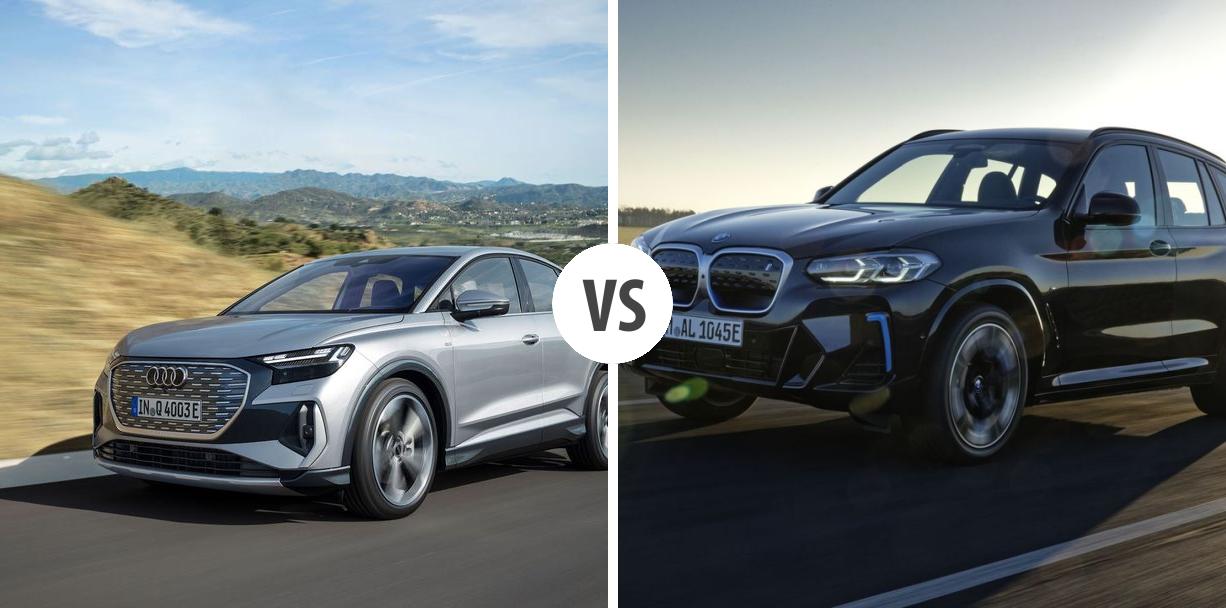 Audi Q4 E Tron Sportback Vs Bmw Ix3 at Seth Reynolds blog