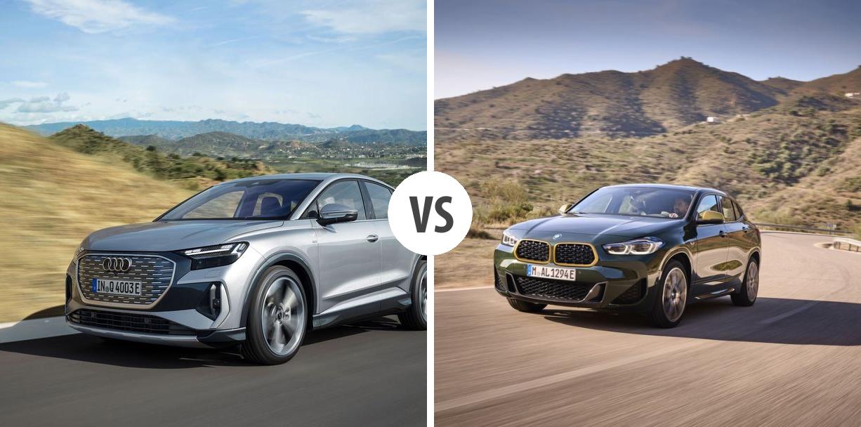 Audi Q4 Sportback e-tron VS BMW X2 Autovergleich | AUTOGOTT.DE