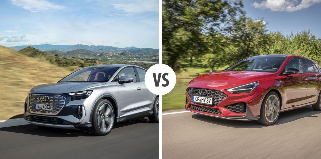 Audi Q4 Sportback e-tron VS Hyundai i30 – Vergleiche Preise, Leistung ...
