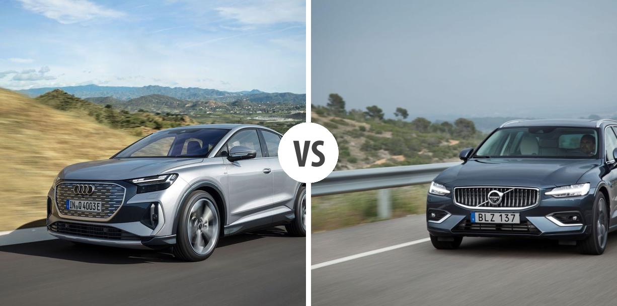 Audi Q4 Sportback e-tron VS Volvo V60 – Vergleiche Preise, Leistung ...