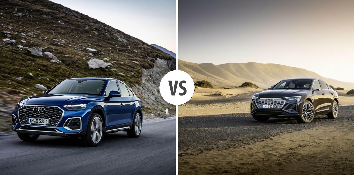 Audi Q5 Sportback VS Audi Q8 e-tron Sportback Autovergleich | AUTOGOTT.DE