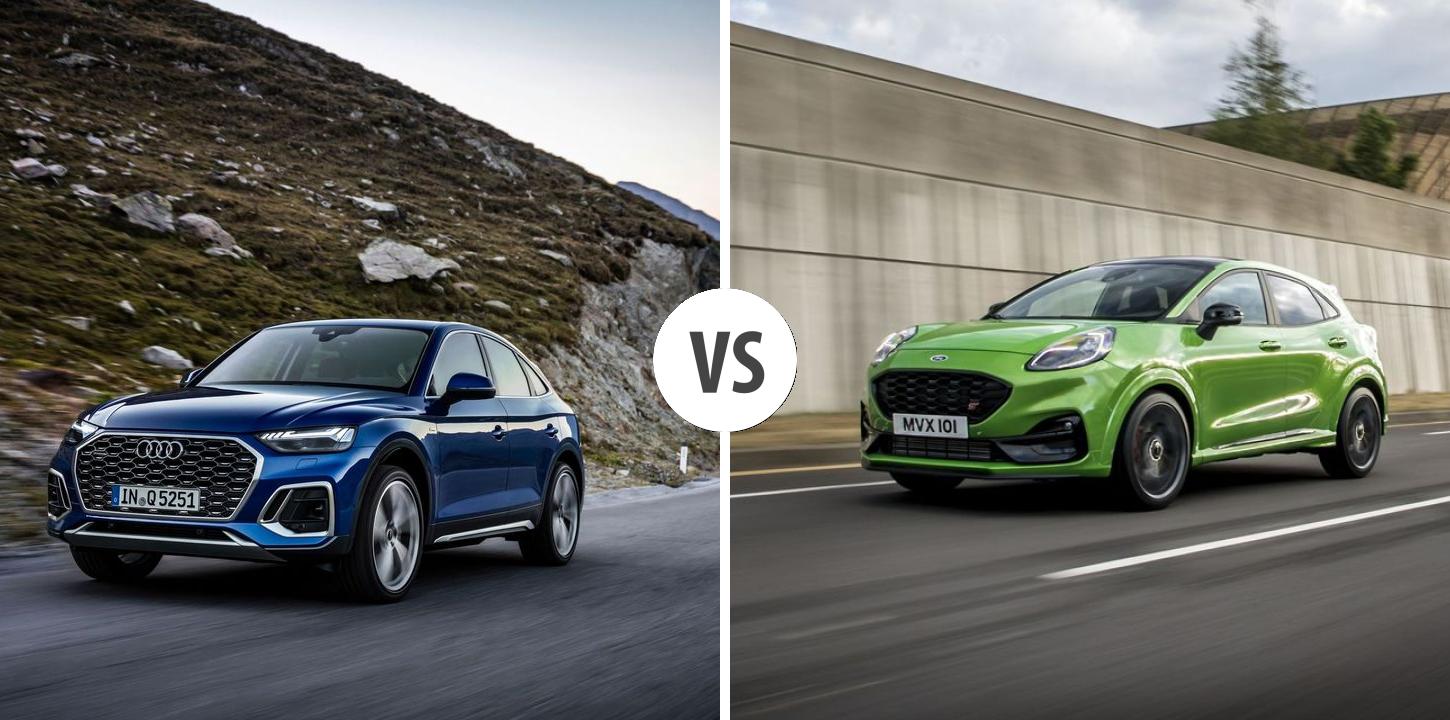 Audi Q5 Sportback VS Ford Puma Autovergleich | AUTOGOTT.DE