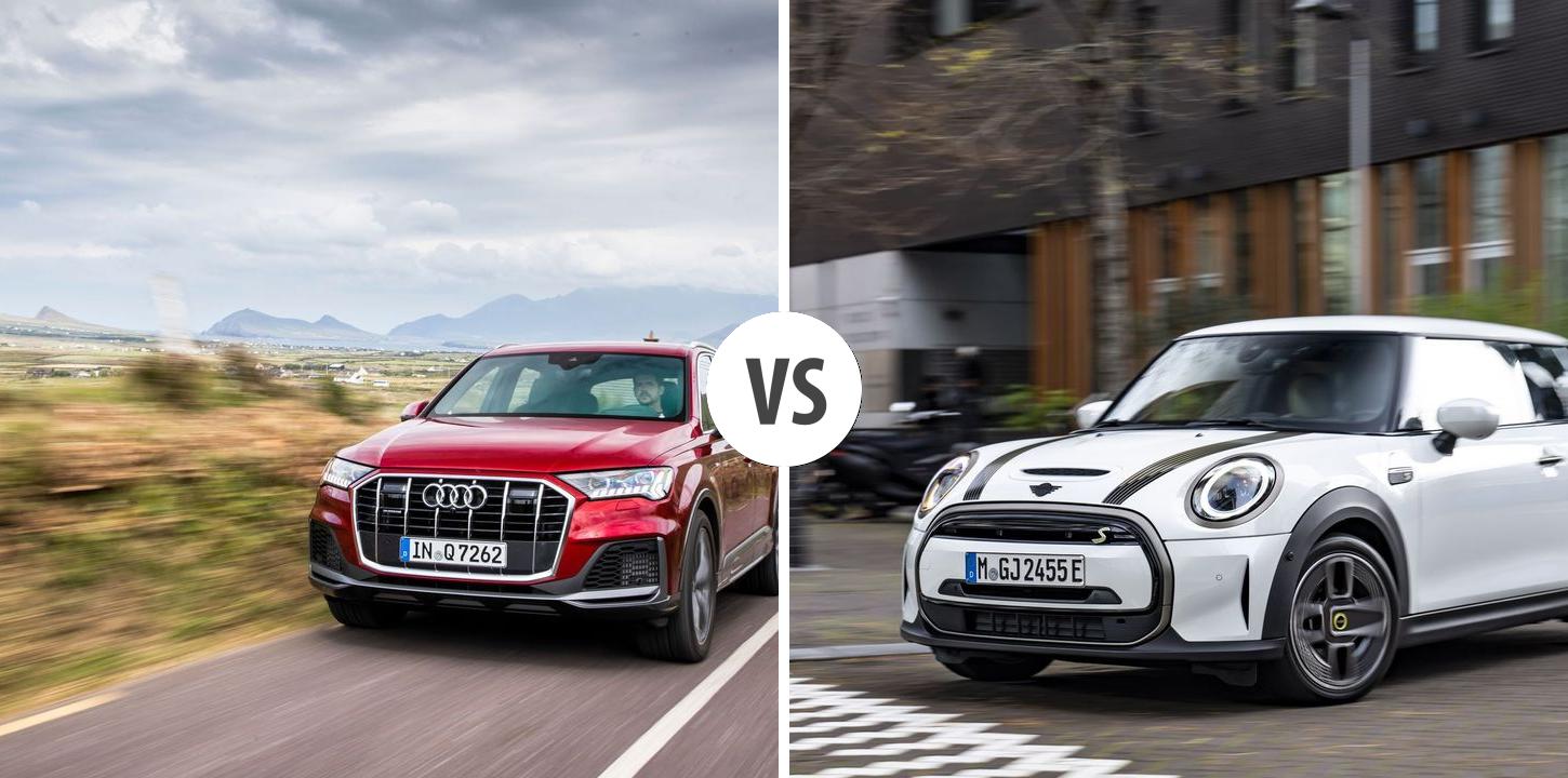 Audi Q7 VS Mini Cooper Electric – Vergleiche Preise, Leistung ...