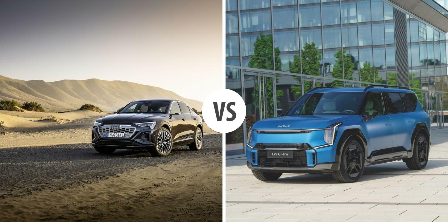 Audi Q8 e-tron Sportback VS KIA EV9 Autovergleich | AUTOGOTT.DE