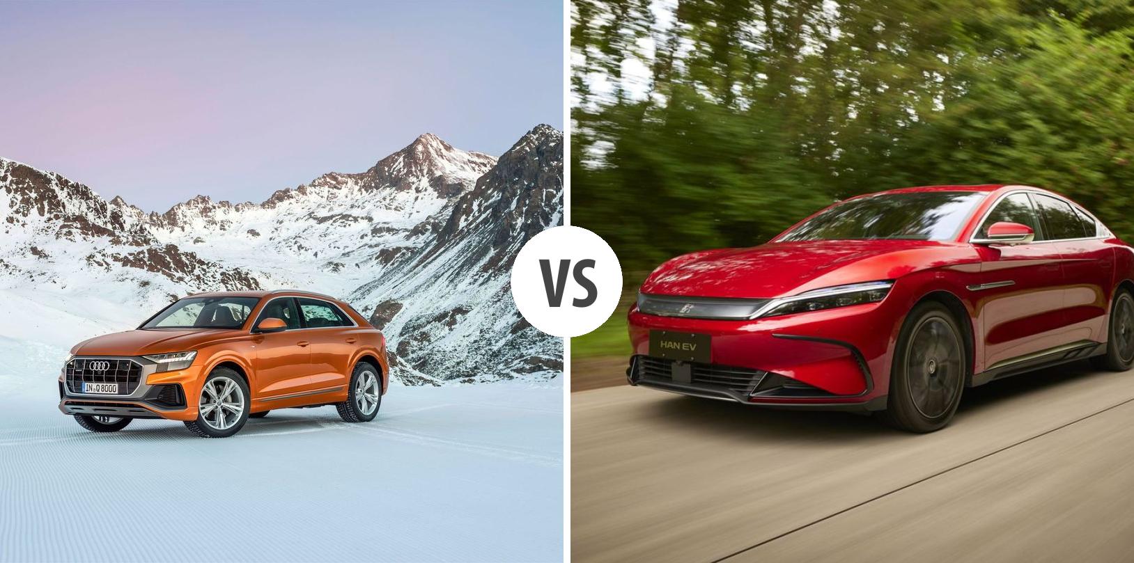 Audi Q8 VS BYD Han Autovergleich | AUTOGOTT.DE