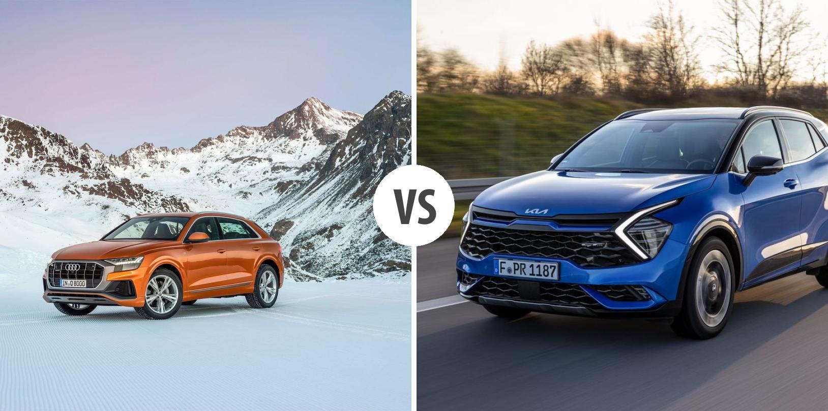 Audi Q8 VS KIA Sportage – Vergleiche Preise, Leistung, Kofferraum & Ausstattungen | AUTOGOTT.DE