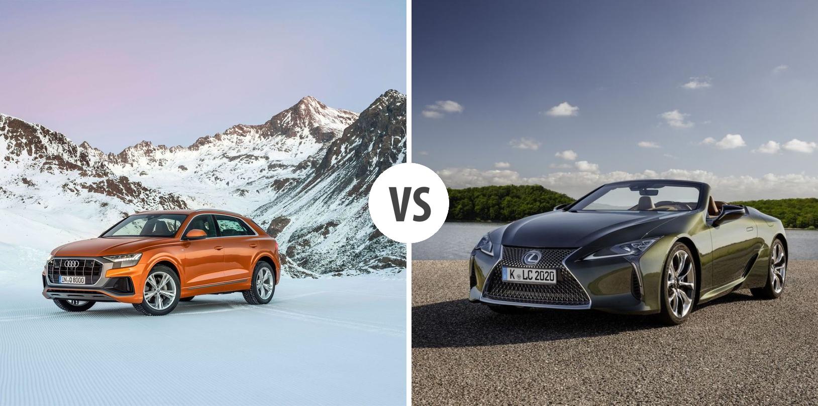 Audi Q8 VS Lexus LC Cabriolet – Vergleiche Preise, Leistung, Kofferraum ...