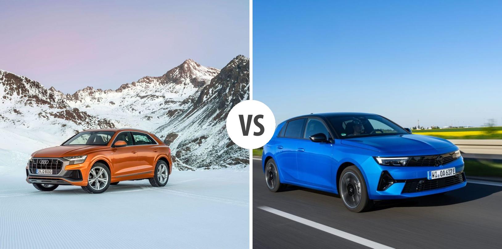 Audi Q8 VS Opel Astra Electric – Vergleiche Preise, Leistung ...