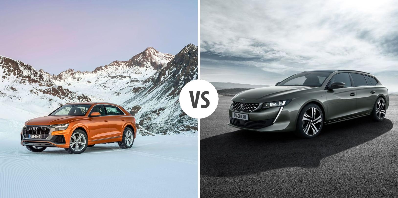 Audi Q8 VS Peugeot 508 SW – Vergleiche Preise, Leistung, Kofferraum ...