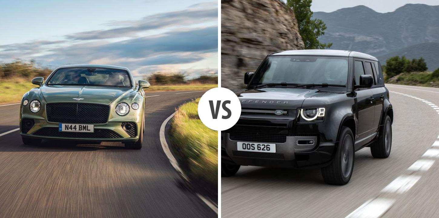 Bentley Continental GT VS Land Rover Defender – Vergleiche Preise ...