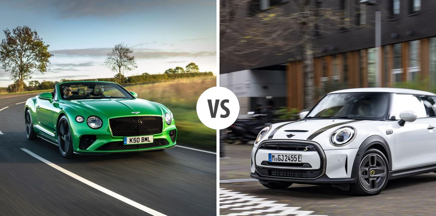 Bentley Continental GTC VS Mini Cooper Electric – Vergleiche Preise ...