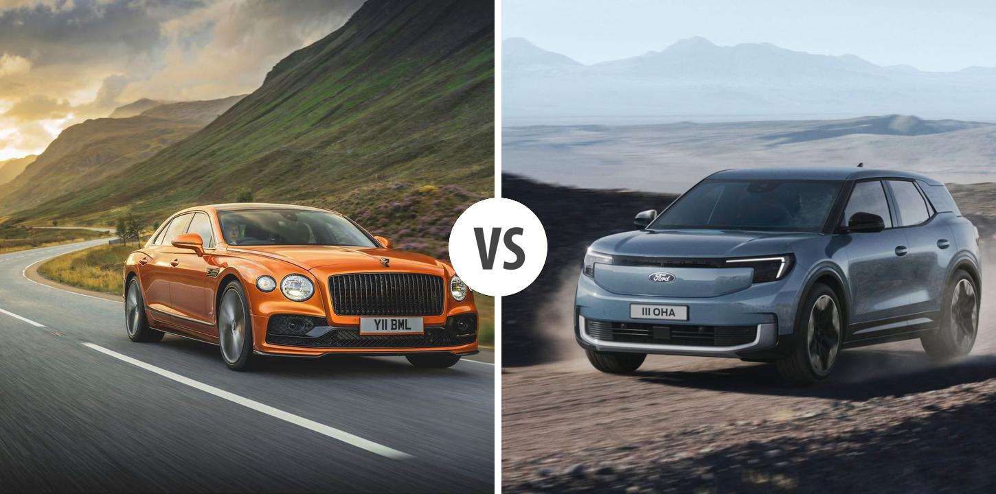 Bentley Flying Spur VS Ford Explorer EV Autovergleich | AUTOGOTT.DE
