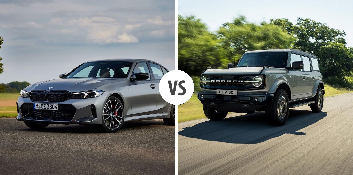 BMW 3er Limousine VS Ford Bronco – Vergleiche Preise, Leistung ...