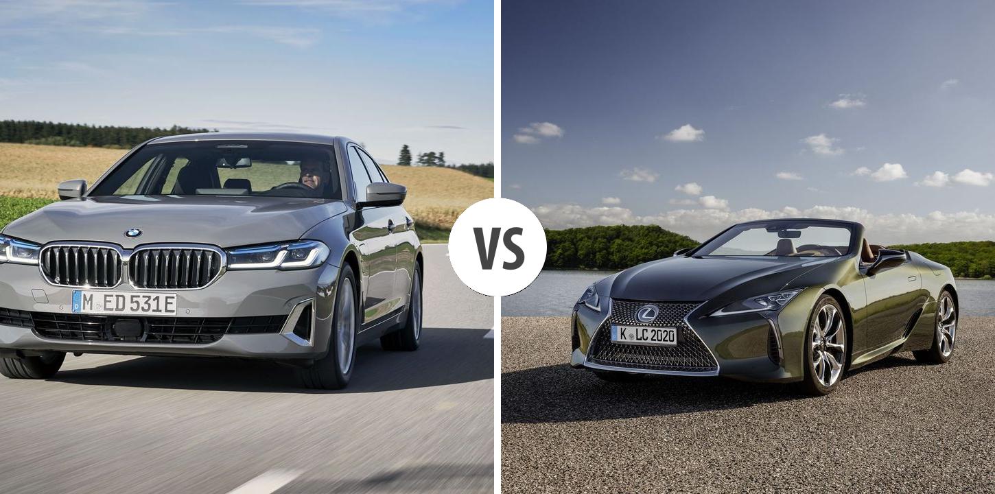 BMW 5er Limousine VS Lexus LC Cabriolet – Vergleiche Preise, Leistung ...