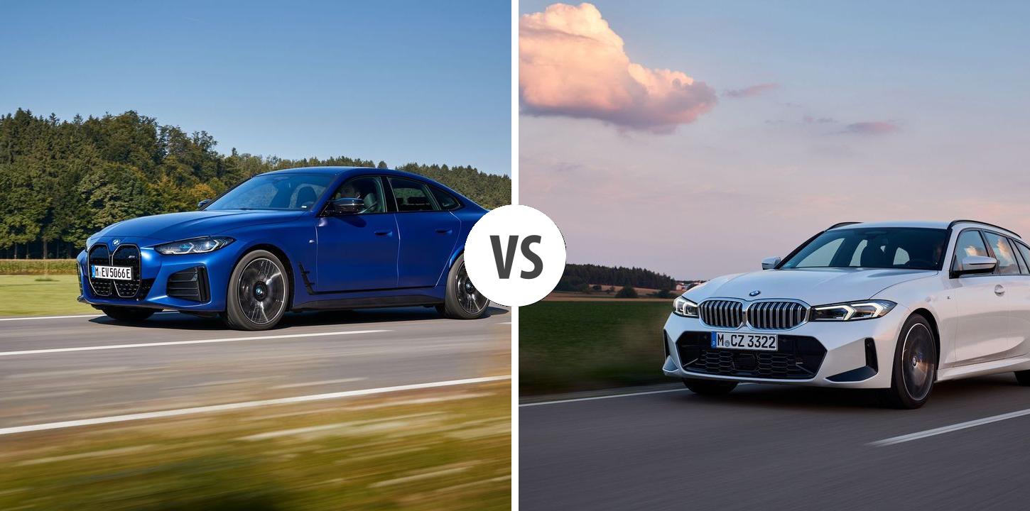 BMW i4 VS BMW 3er Touring – Vergleiche Preise, Leistung, Kofferraum ...